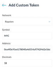How to Add a Custom Token | MyCrypto Knowledge Base